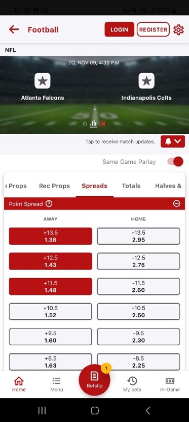 Same Game Parlay - Sports Bet Montana